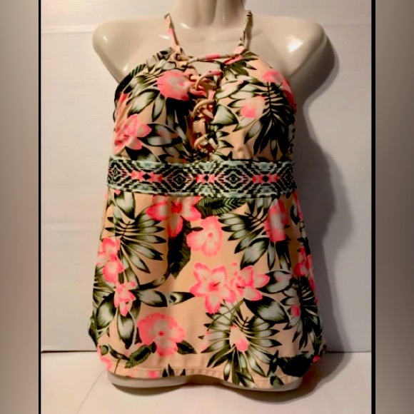 Swim | Aztec And Floral Tankini Top | Poshmark